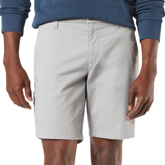 Dockers | Shorts | New Mens Dockers Flex Comfort Chino Shorts 95 Gray ...